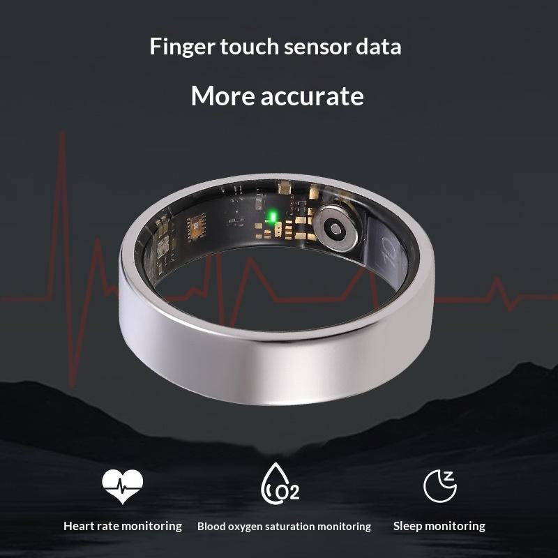 Smartcloud Innov Smart Ring R02 IP68 Waterproof Wearable Fitness Track ...